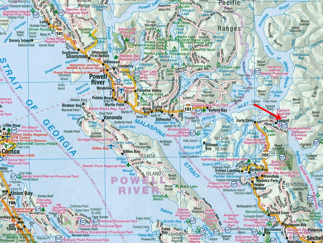 Sechelt Inlet Oceanfront Acreage: